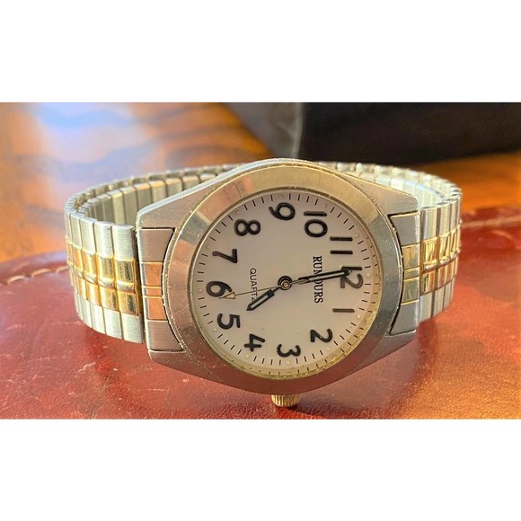 Rumours | Accessories | Mens 35mm Two Tone Rumours Watch With Expansion ...
